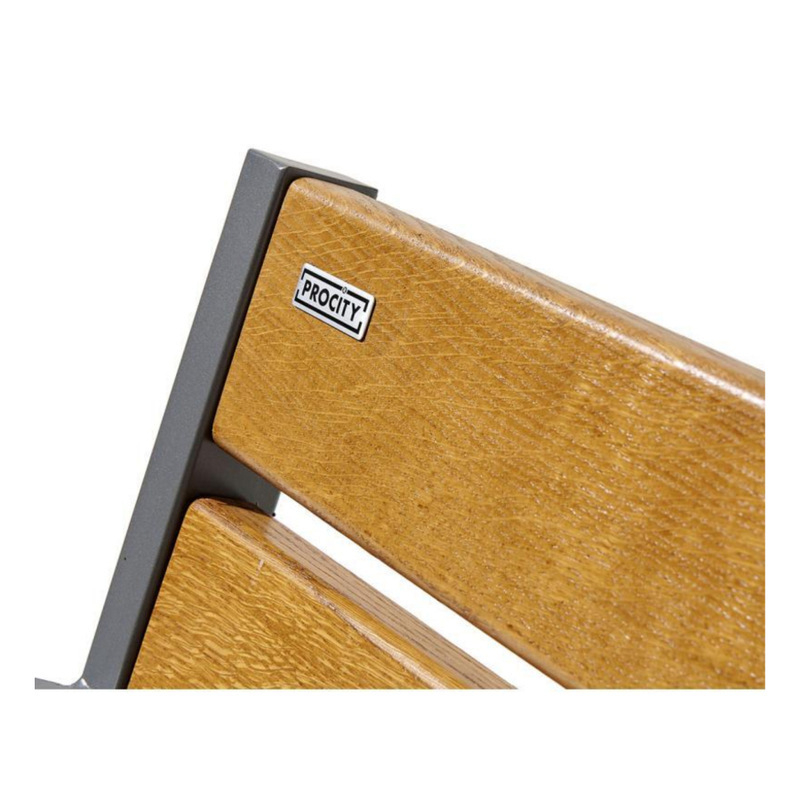 Banc de ville - Banc urbain - Banc jardin public - Banc en bois Coloris ...